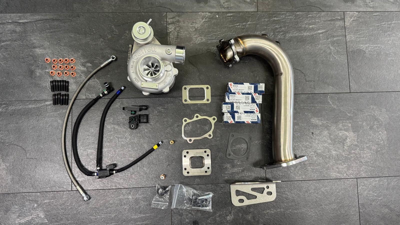 H&S Garrett GBC 17-250 "Fast spool" Turbo Kit – Webshop H&S Corse